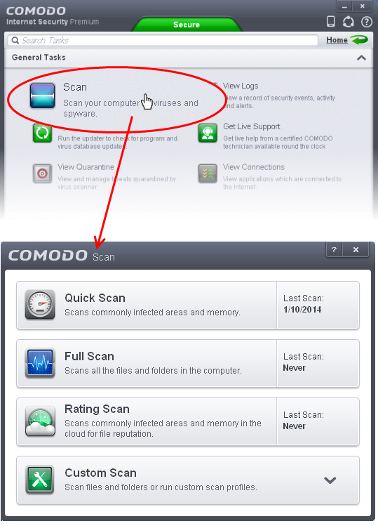 Scan and Clean your Computer, Clean My PC, Computer Scan |Internet Security v 7.0